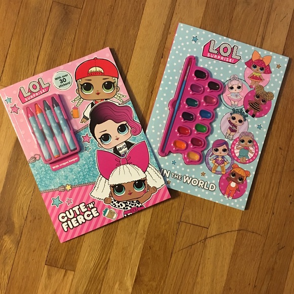 Other | New Lol Surprise Dolls Activity Books Set Bundle | Poshmark